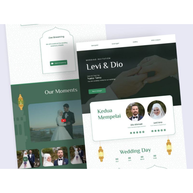 Jual undangan digital website islamic | Shopee Indonesia