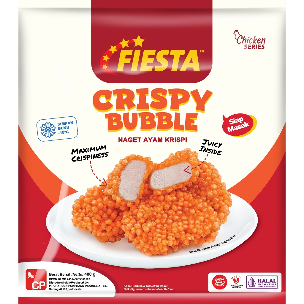Jual Fiesta Crispy Bubble Nugget 400 Gr (New) | Shopee Indonesia