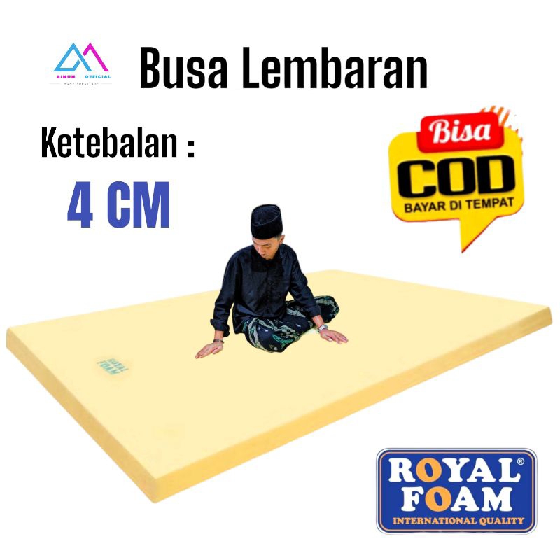 Jual Busa Royal Foam 4 CM Ukuran 150 x 200 CM Busa Lembaran Super Empuk ...