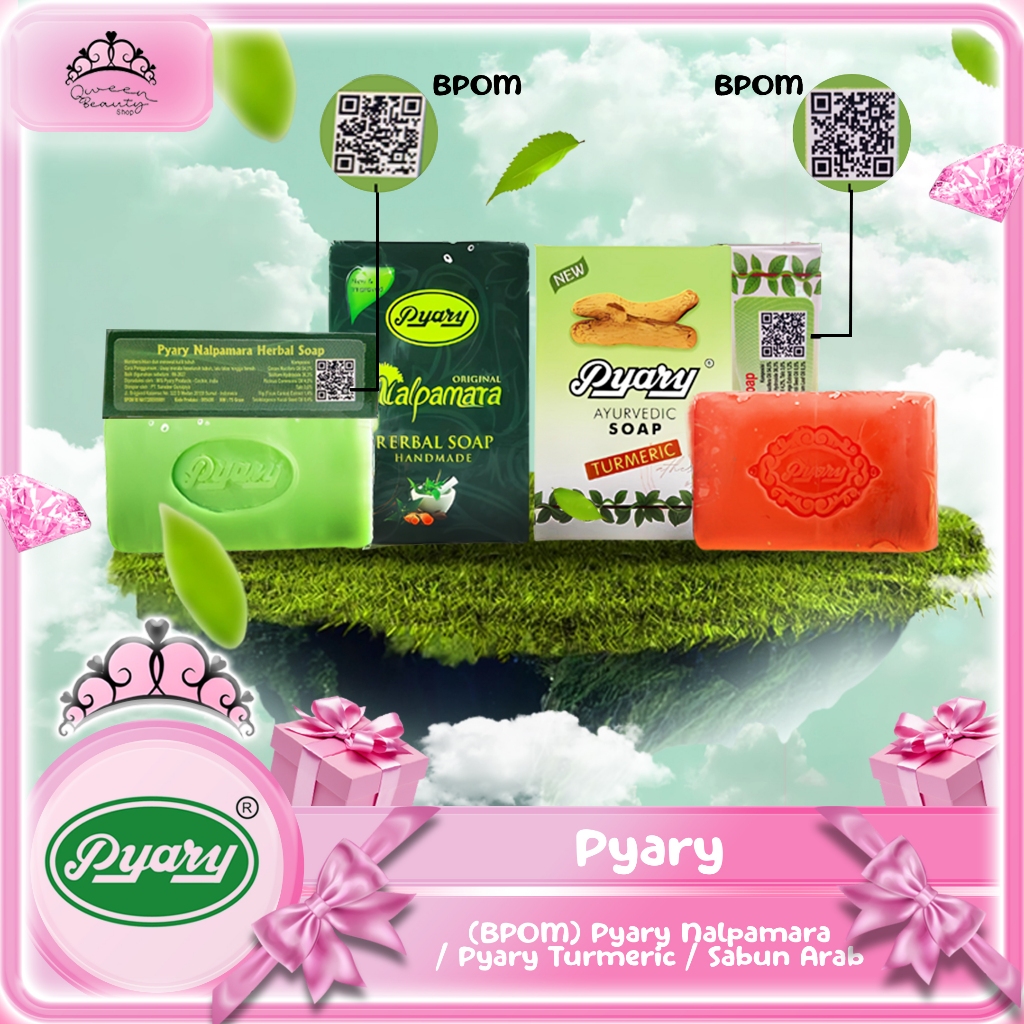 Jual (BPOM) Pyary Nalpamara / Pyary Turmeric / Sabun Arab | Shopee ...