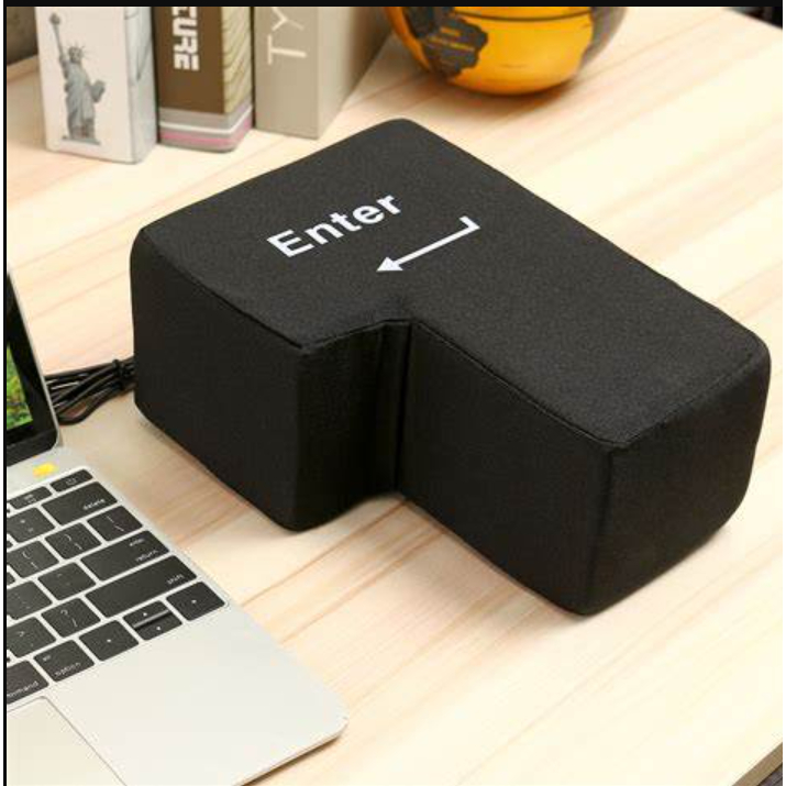 Jual BIG ENTER JUMBO USB, bantal ENTER, PENGHILANG STRESS USB ...