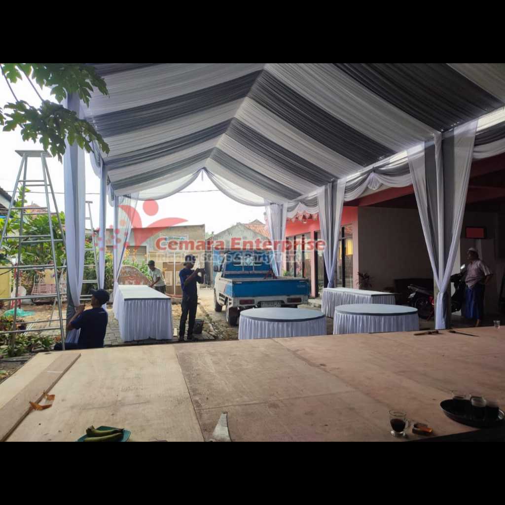 Jual TENDA HAJATAN MODEL SEGITIGA UKURAN 6M X 8M | Shopee Indonesia
