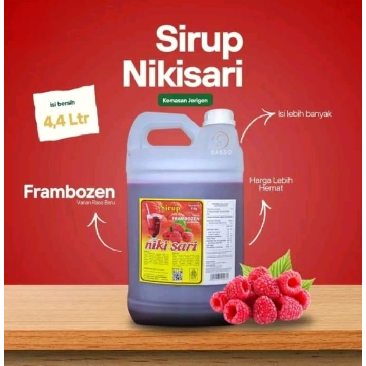 Jual Sirup Nikisari Jerigen 6 Kg - Sirup rasa buah Sesegar Buah Asli ...