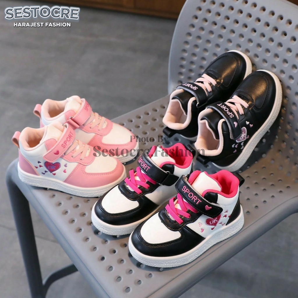 Jual Sepatu Anak Perempuan Usia 1 2 3 Motif Love Ok Cute Tahun Baby ...