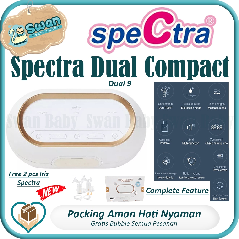 Jual Spectra Dual Compact Dual - Electric Breast Pump / Dual 9 Spectra ...