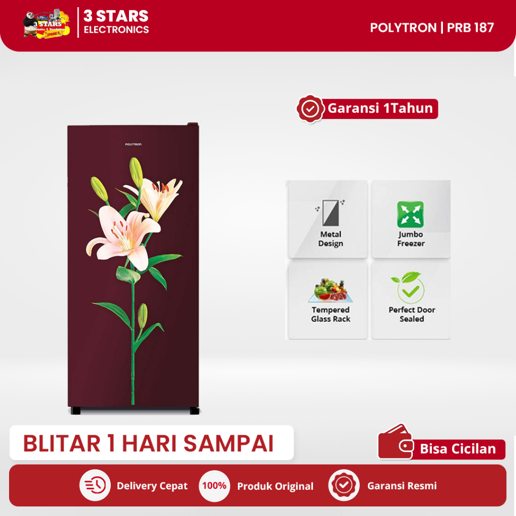 Jual Kulkas POLYTRON Kulkas 1 Pintu PRB 187 Kapasitas 180 Liter ...