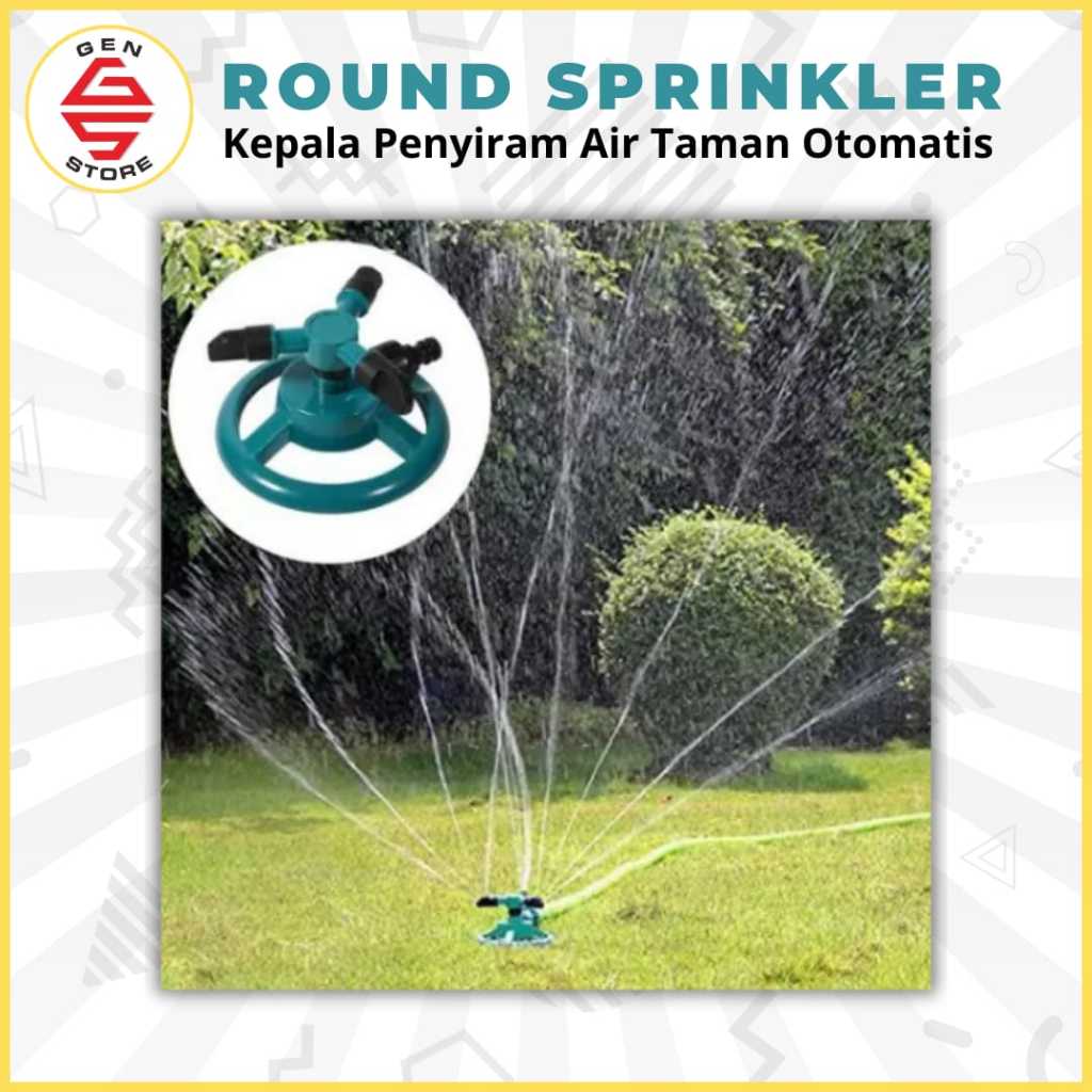 Jual Gen Store Round Sprinkler Kepala Penyiram Air Taman Otomatis Bisa ...