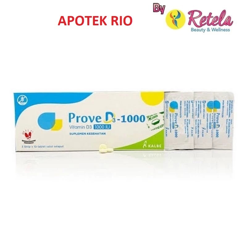 Jual PROVE D3-1000IU 1 BOX 3 STRIP | Shopee Indonesia