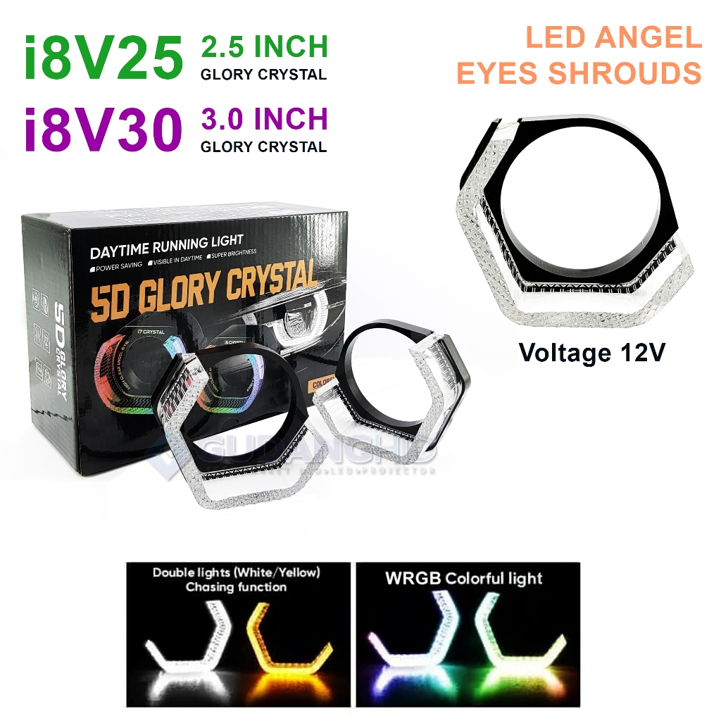 Jual Shroud Projie Matrix 2.5inc 3inc 5D Glory Crystal Casing Shroud ...