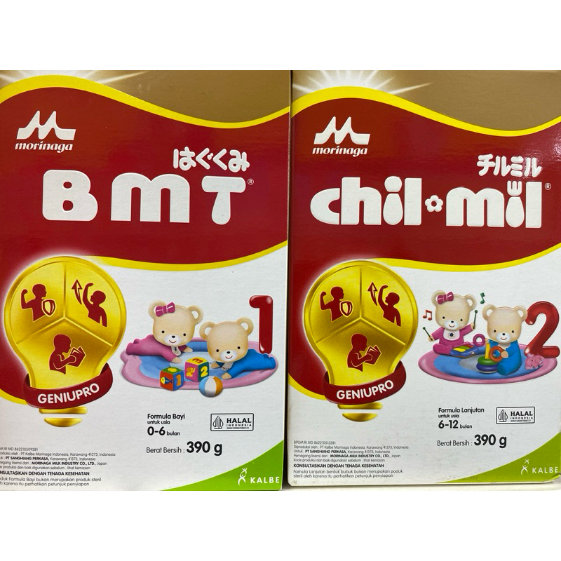 Jual Morinaga BMT 1/Chilmil 2 Gold 390g | Shopee Indonesia