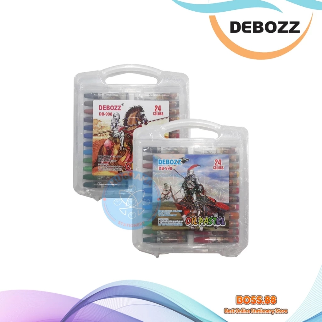 Jual PASTEL 24 WARNA DEBOZZ (1 PCS) | Shopee Indonesia