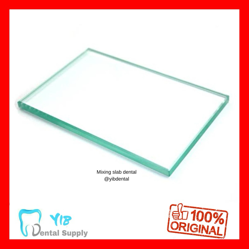 Jual Dental Mixing slab / Kaca Dental / Glass plate plat | Shopee Indonesia