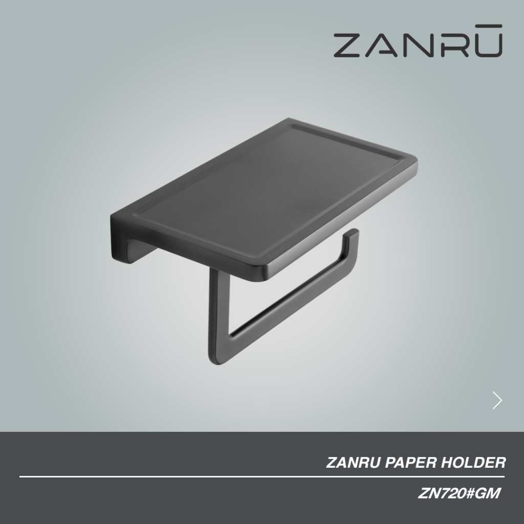 Jual ZANRU Paper Holder ZN720 | Gantungan Tisu Tempat Tissue | Shopee ...
