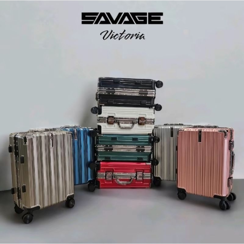 Jual Koper Savage Tanpa sleting no zipper TSA LOCK Material Anti Pecah ...