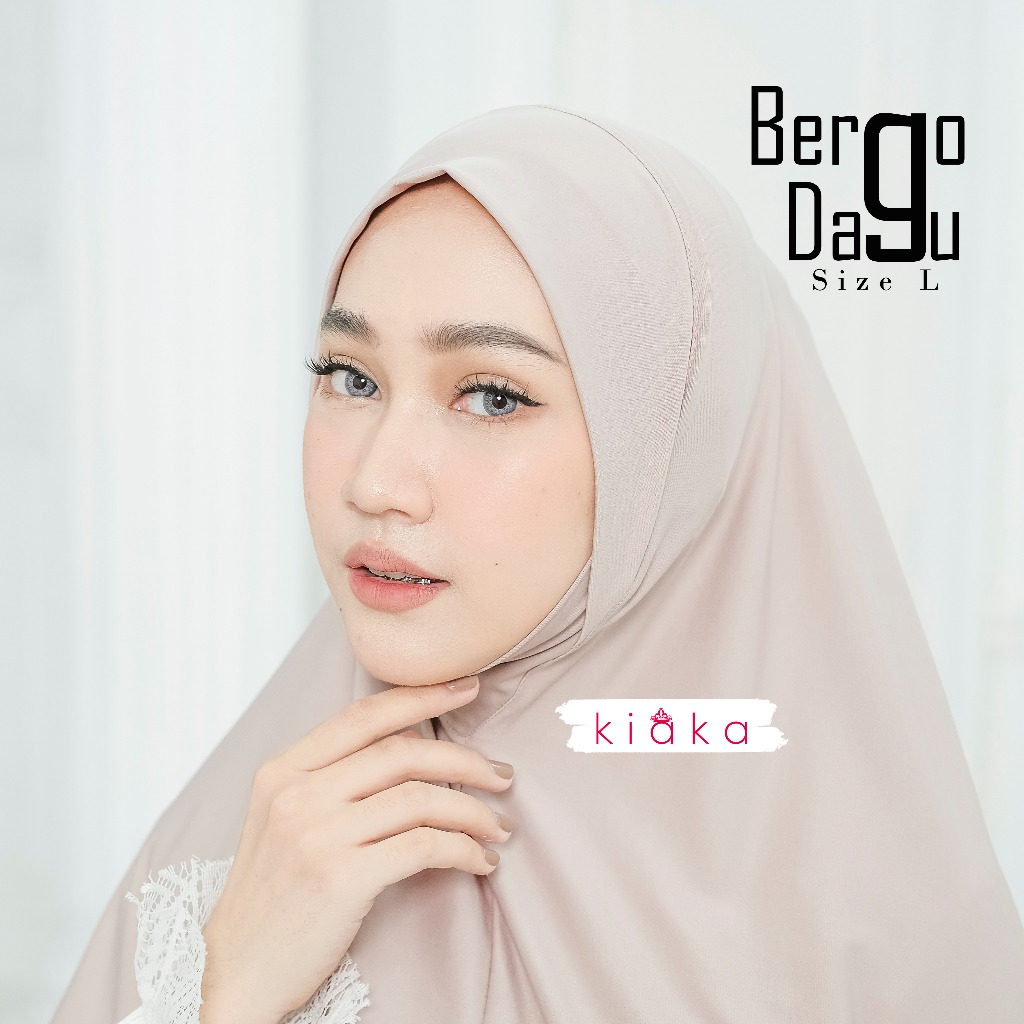 Jual Kiaka - Hijab Dagu Size L Malay Antem Bergo Inara | Shopee Indonesia