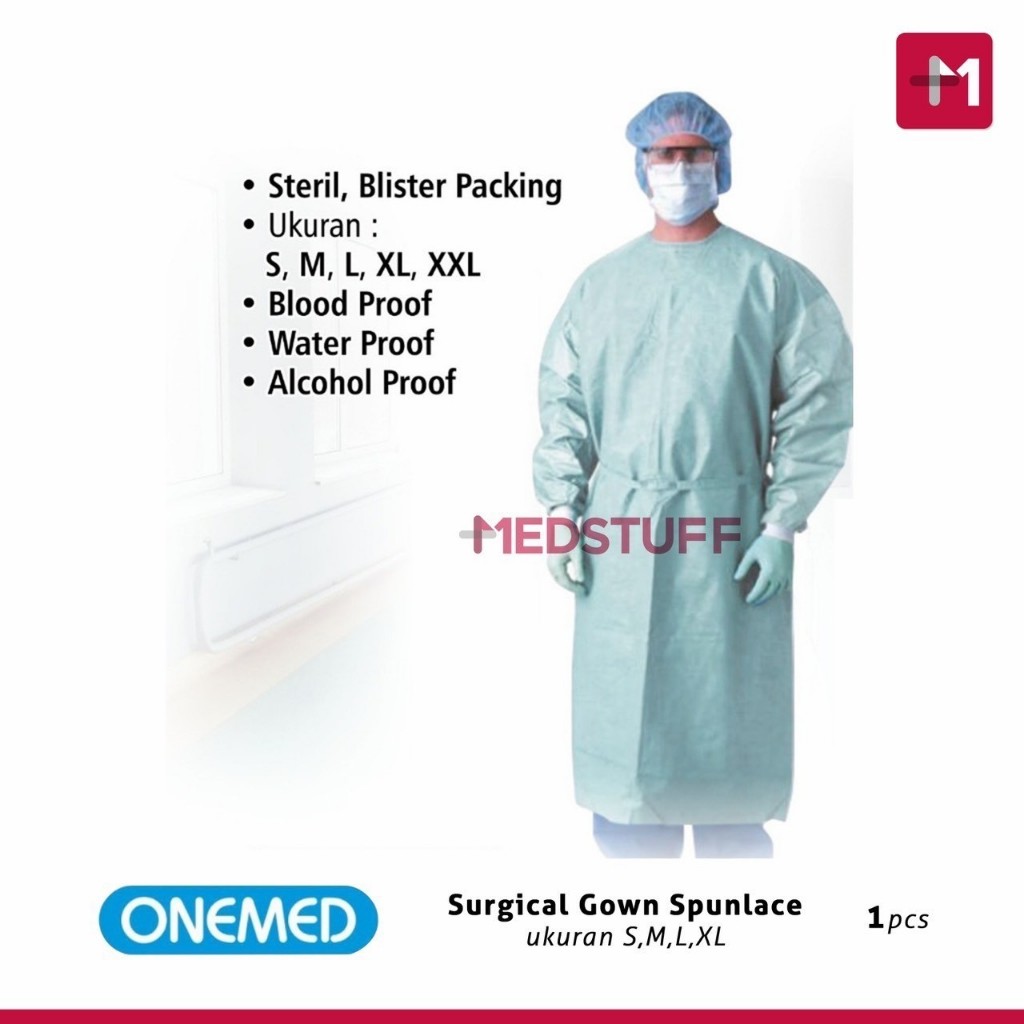 Jual Surgical Gown Spunlace Steril Baju Operasi Surgical Gown Steril ...