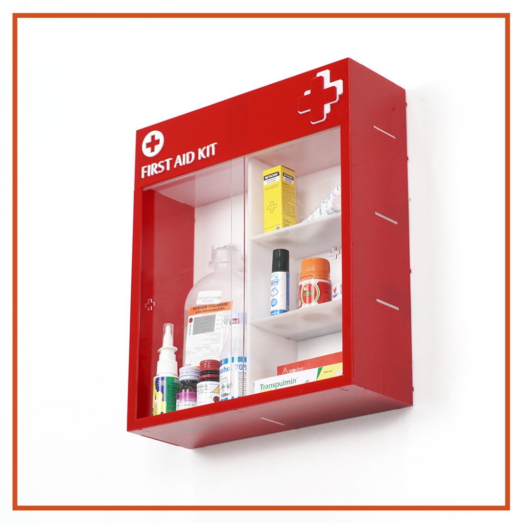 Jual Rak Obat / Kotak P3K Akrilik Small | Shopee Indonesia