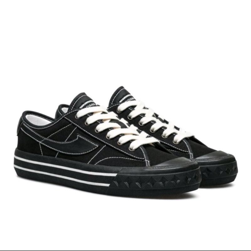 Jual Sepatu Compass Retrograde full Black Low - Sepatu Sneakers Unisex ...