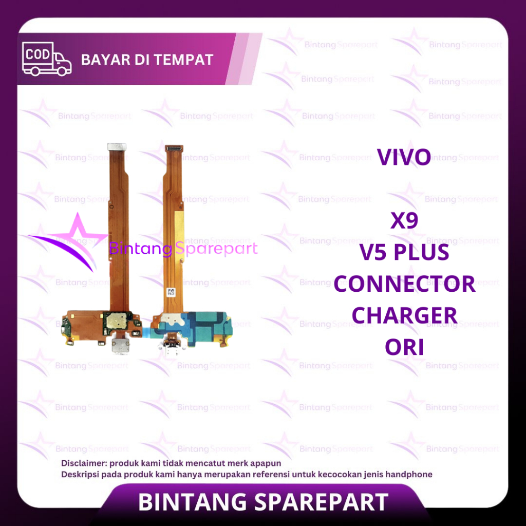 Jual FLEXIBEL VIVO X9 / V5 PLUS + CONNECTOR CHARGER ORI | Shopee Indonesia