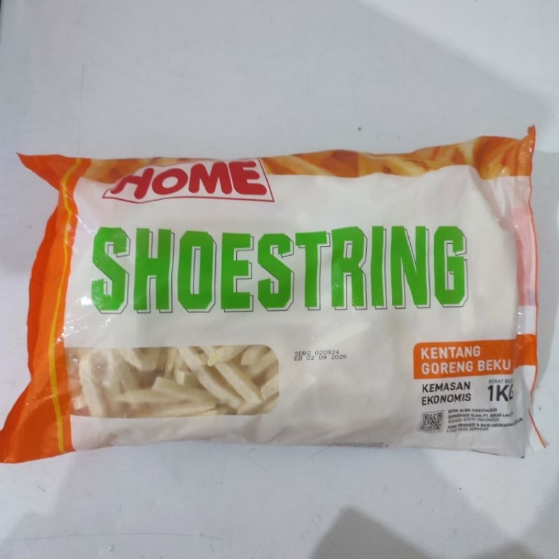 Jual Kentang HOME Shoestring Crincle 1 kg Beku Frozen | Shopee Indonesia