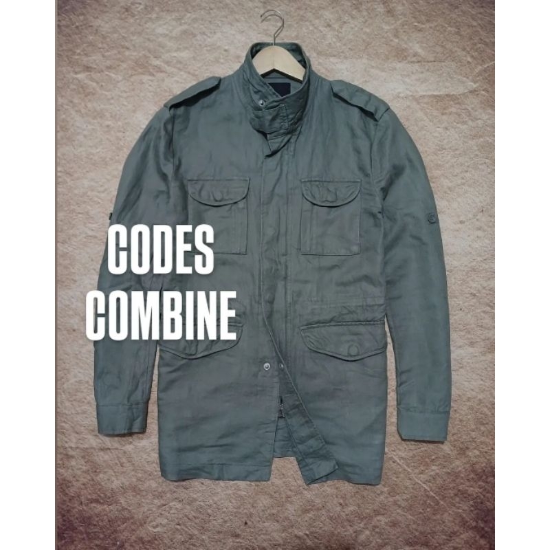 Jual jaket military codes combine bahan kanvas bekas/second/preloved | Shopee Indonesia