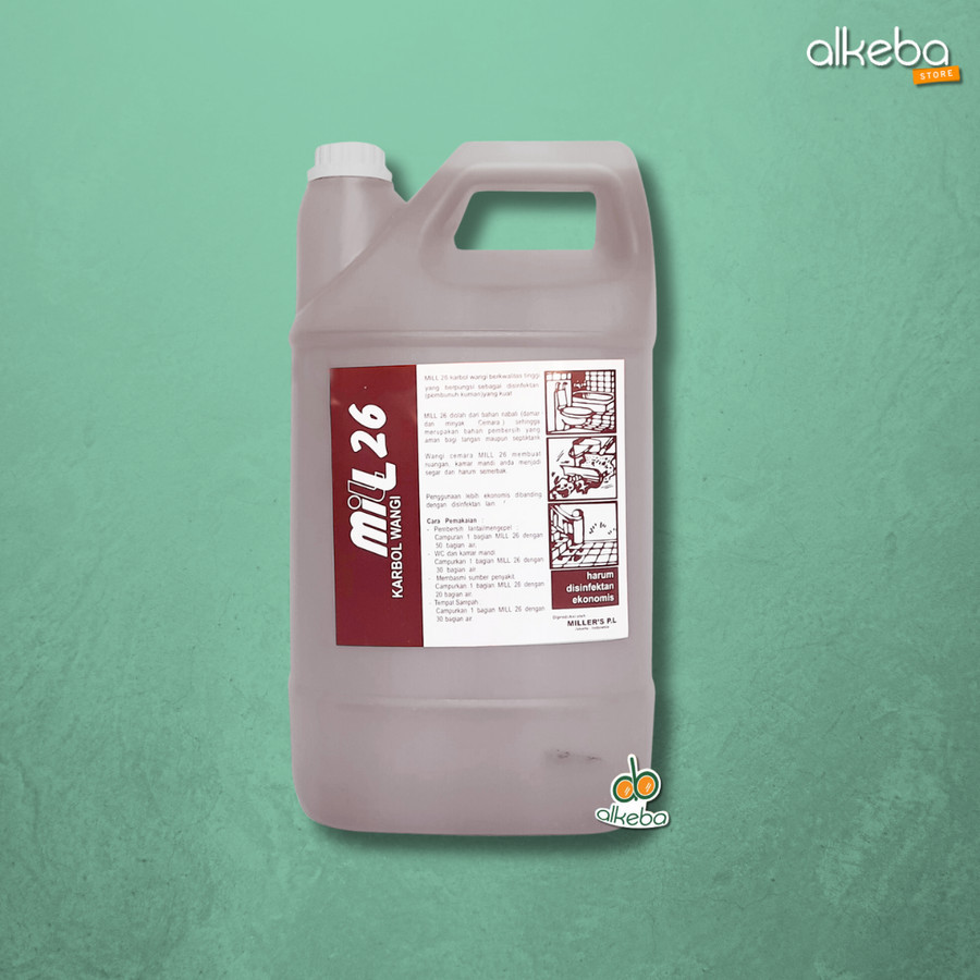 Jual Mill Karbol Wangi Pine 4 Liter Wipol Pembersih Lantai Kamar Mandi ...