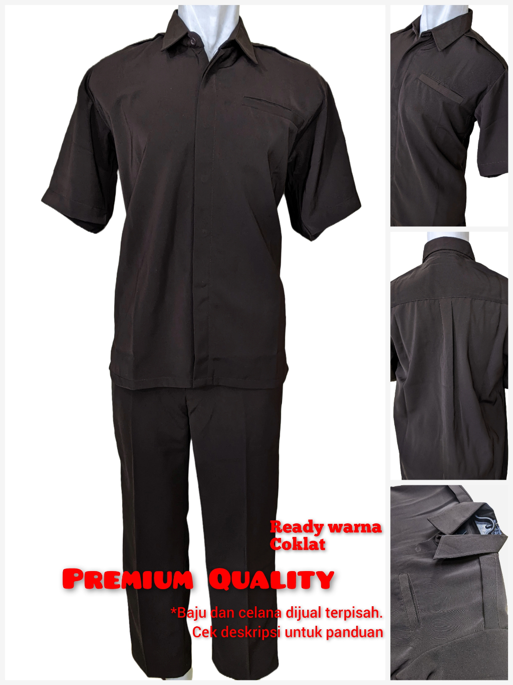 Jual Seragam Baju Safari security driver Tactical paspampres lengan ...