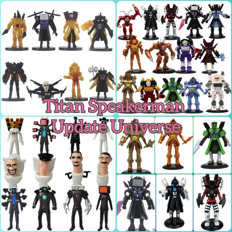 Jual Mainan Figure Skibidi Toilet Upgrade, Speakerman Upgrade, TVWomen ...