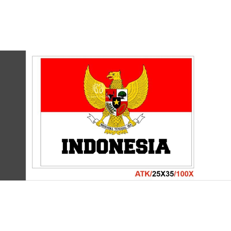 Jual bendera stik ukuran 25x35cm bahan kain tc impor , | Shopee Indonesia