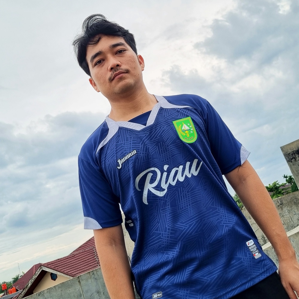Jual JERSEY RIAU SERIES - SILVER ON NAVY - JAVARIA | Shopee Indonesia