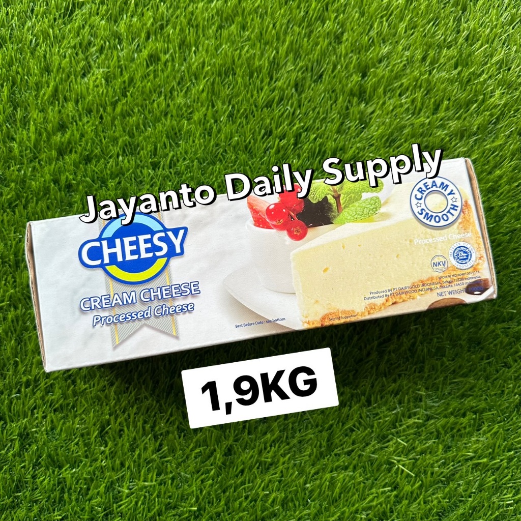 Jual CHEESY CREAM CHEESE 1,9KG / KRIM KEJU ENAK, HARGA TERJANGKAU - 100 ...