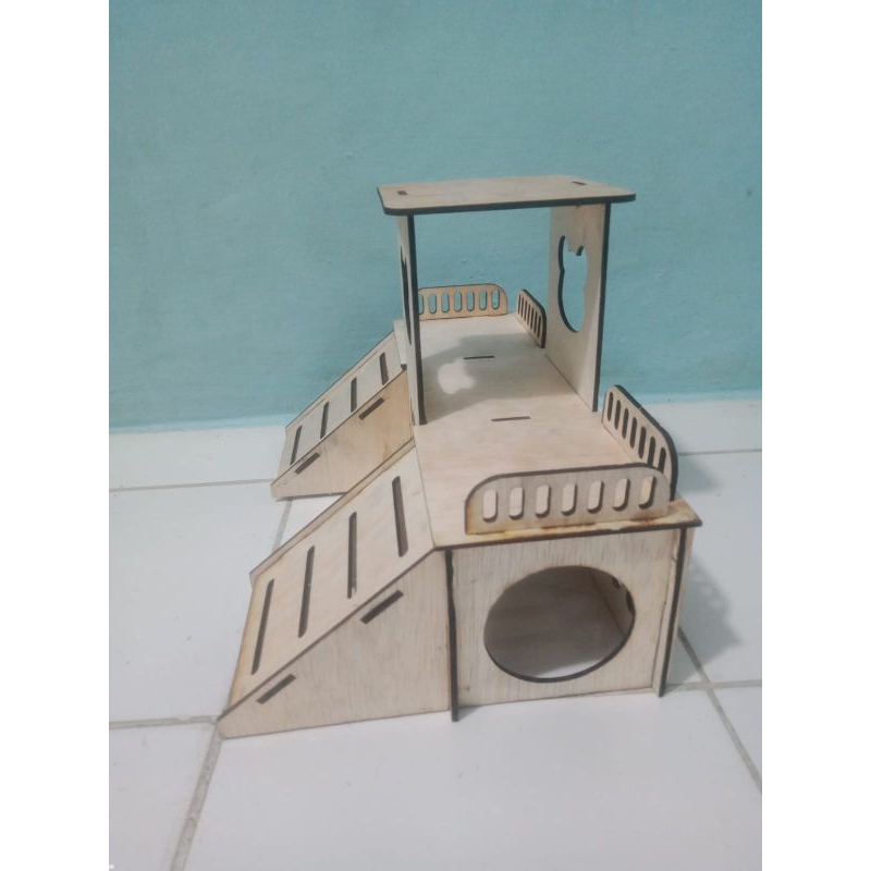 Jual Rumah Hamster Rumah Menara Hamster Laser Cutting Hfl08 | Shopee ...