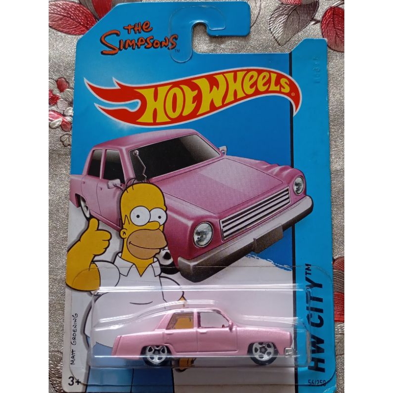 Jual Hot Wheels The Simpsons Pink Car | Shopee Indonesia