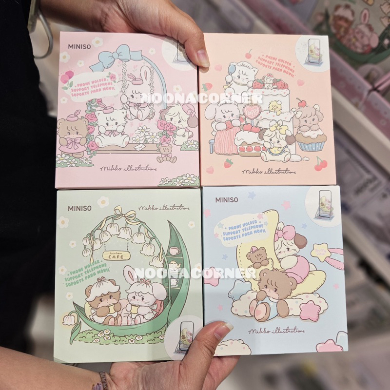 Jual Miniso x Mikko Illustrations ‼️ Acrylic Phone Holder Mikko ...