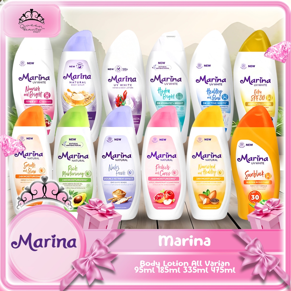 Jual Marina Body Lotion All Varian 95ml 185ml 335ml 475ml | Shopee ...