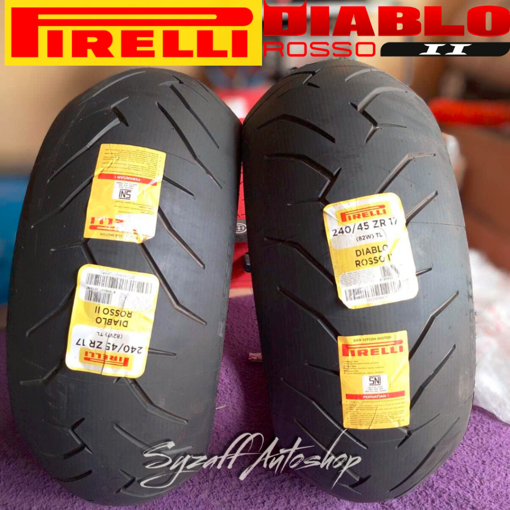 Jual 240/45 R17 Pirelli Diablo Rosso II 240/45 R17 Untuk Motorsport Ban NINJA H2, ZX, Ducati ...