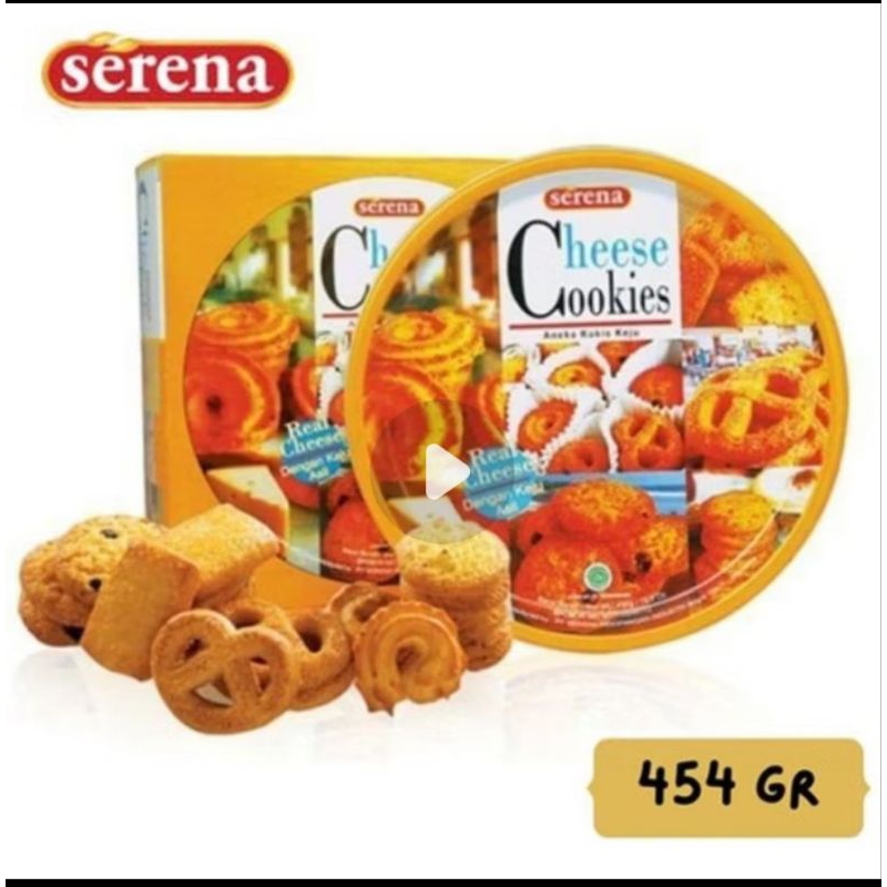 Jual Serena cheese cookies kaleng 454gr | Shopee Indonesia