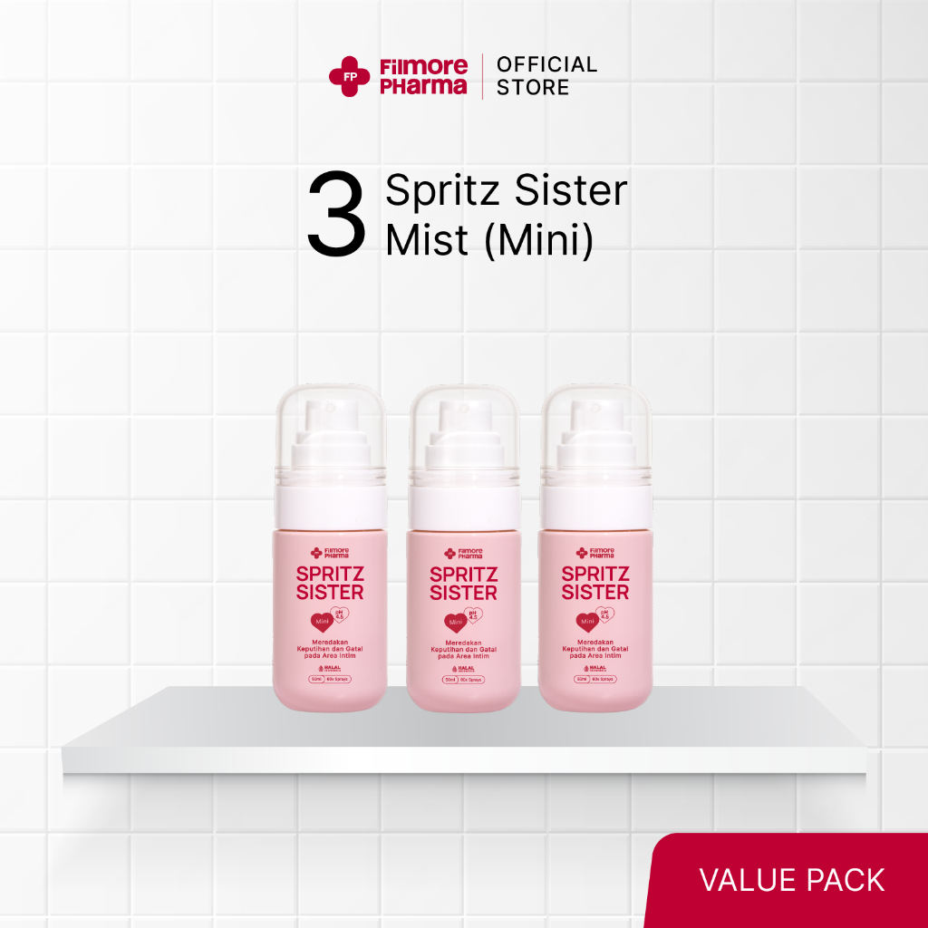 Jual 3 pcs Value Pack Spritz Sister Mist Mini I mengatasi Anyang2an ...