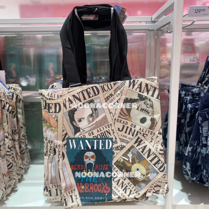 Jual Miniso x One Piece ‼️ Totebag / Shopping Bag Full Printed Bounty ...