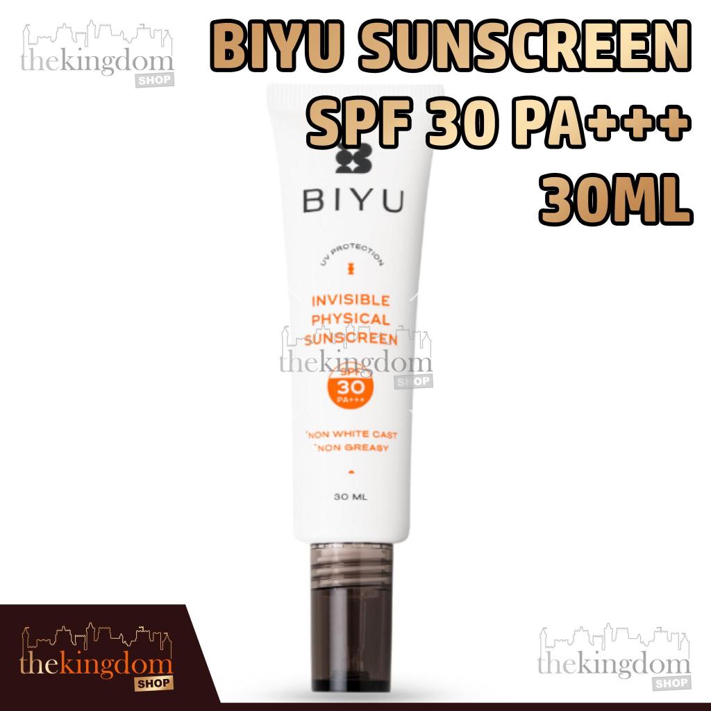 Jual BIYU Invisible Physical Sunscreen SPF 30 PA+++ 30ml Pelindung ...
