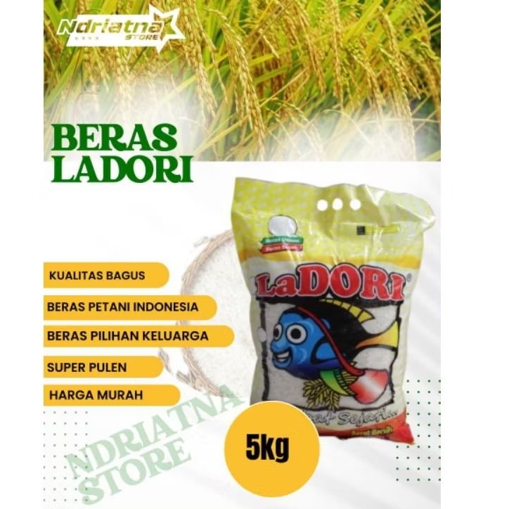 Jual beras premium Ladori 5kg | Shopee Indonesia