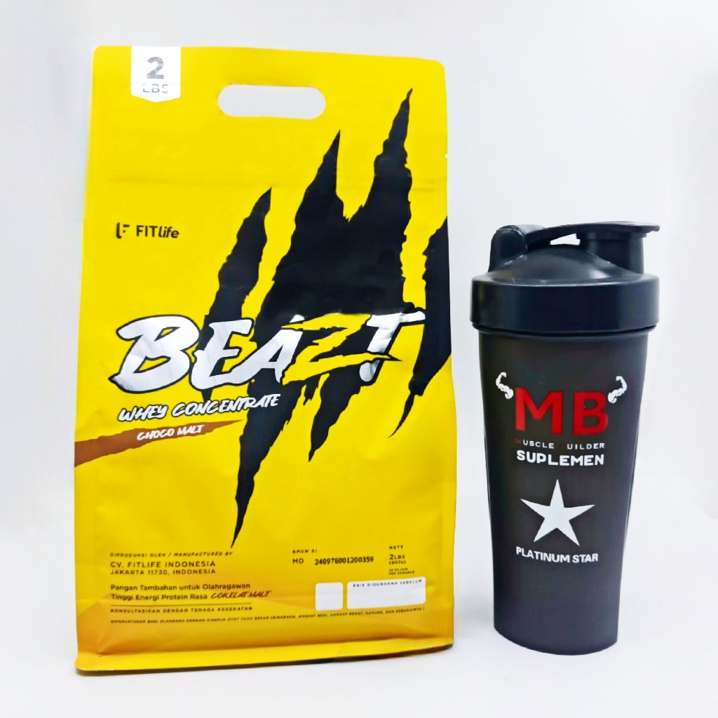 Jual Beazt Fitlife 2 lbs Whey Protein Concentrate DPro WPro D W Pro ...