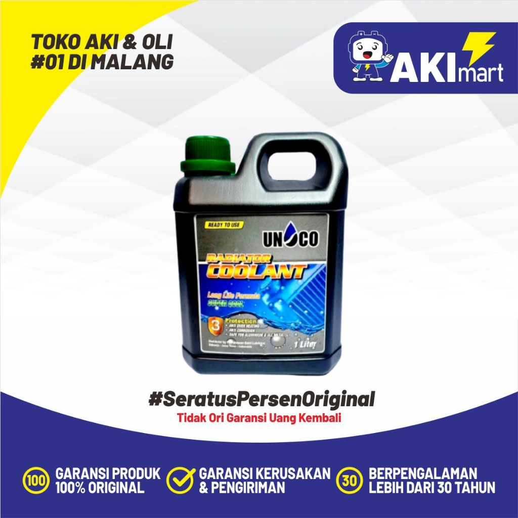 Jual Unoco Air Radiator Coolant 1 liter | Shopee Indonesia