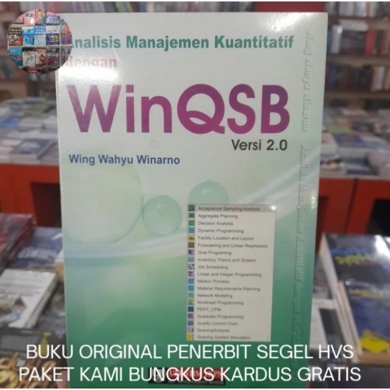 Jual Buku Original HVS Analisis Manajemen Kuantitatif dengan WinQSB ...