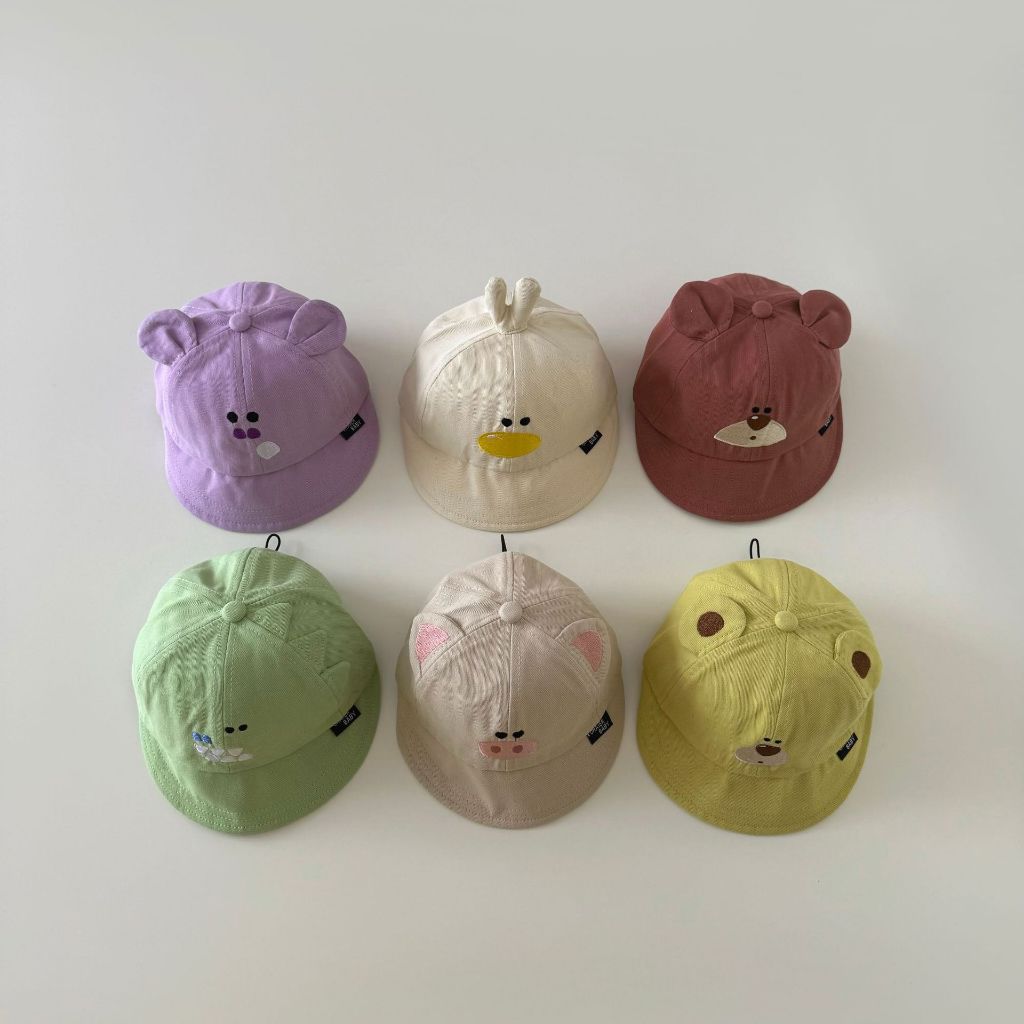Jual Topi anak laki laki lucu usia 3 bulan - 3 tahun motif GOBEAR ...