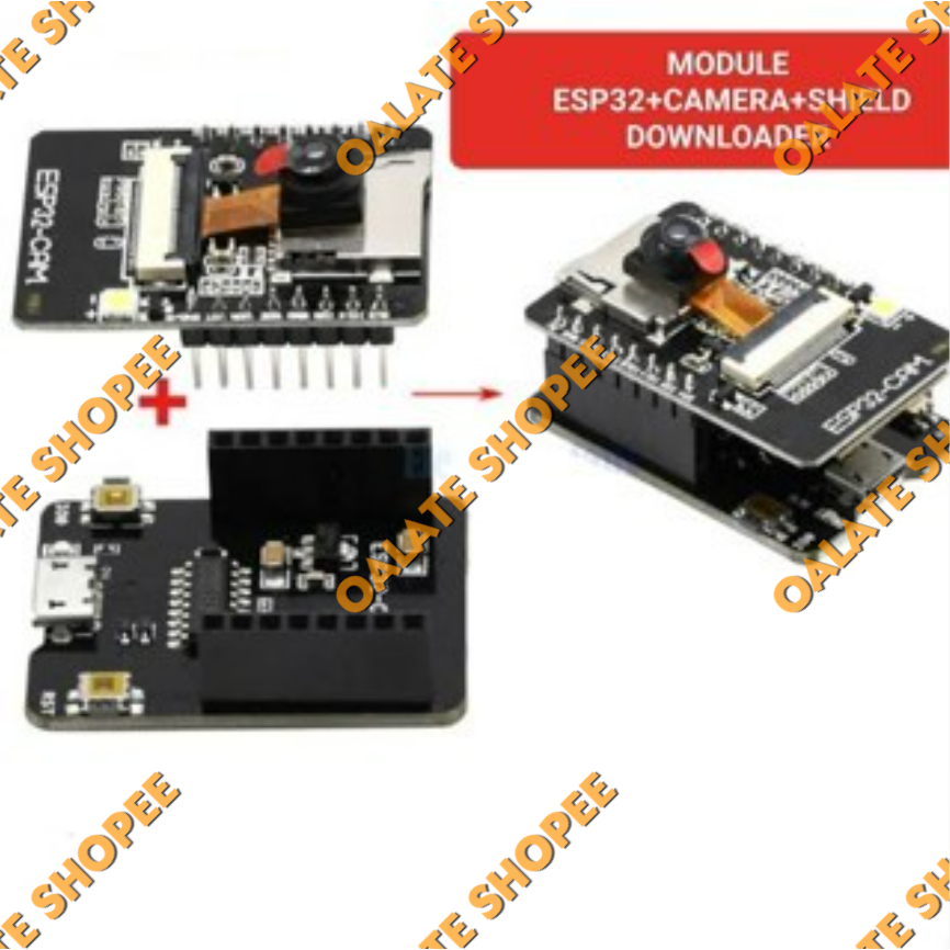 Jual New Part Set Esp32 + Camera + Downloader Esp-32 Cam Ov2640 ...