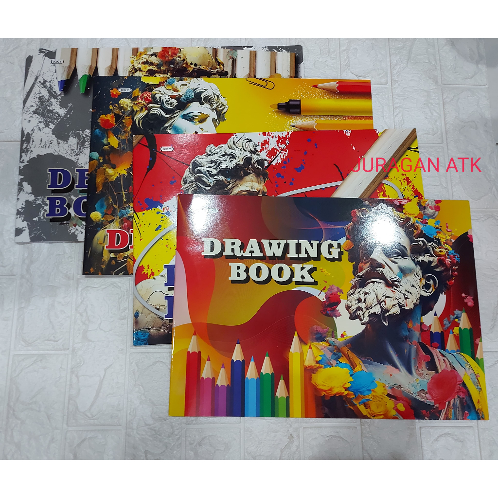 Jual KIKY BUKU GAMBAR A3 / DRAWING BOOK A3 BUKU MEWARNAI ANAK UKURAN ...