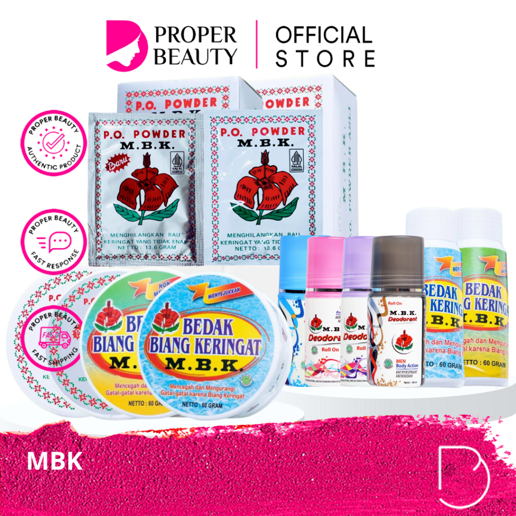Jual MBK | PO Powder | Deodorant Roll On | Bedak Biang Keringat | Penghilang Bau | White SIlver ...
