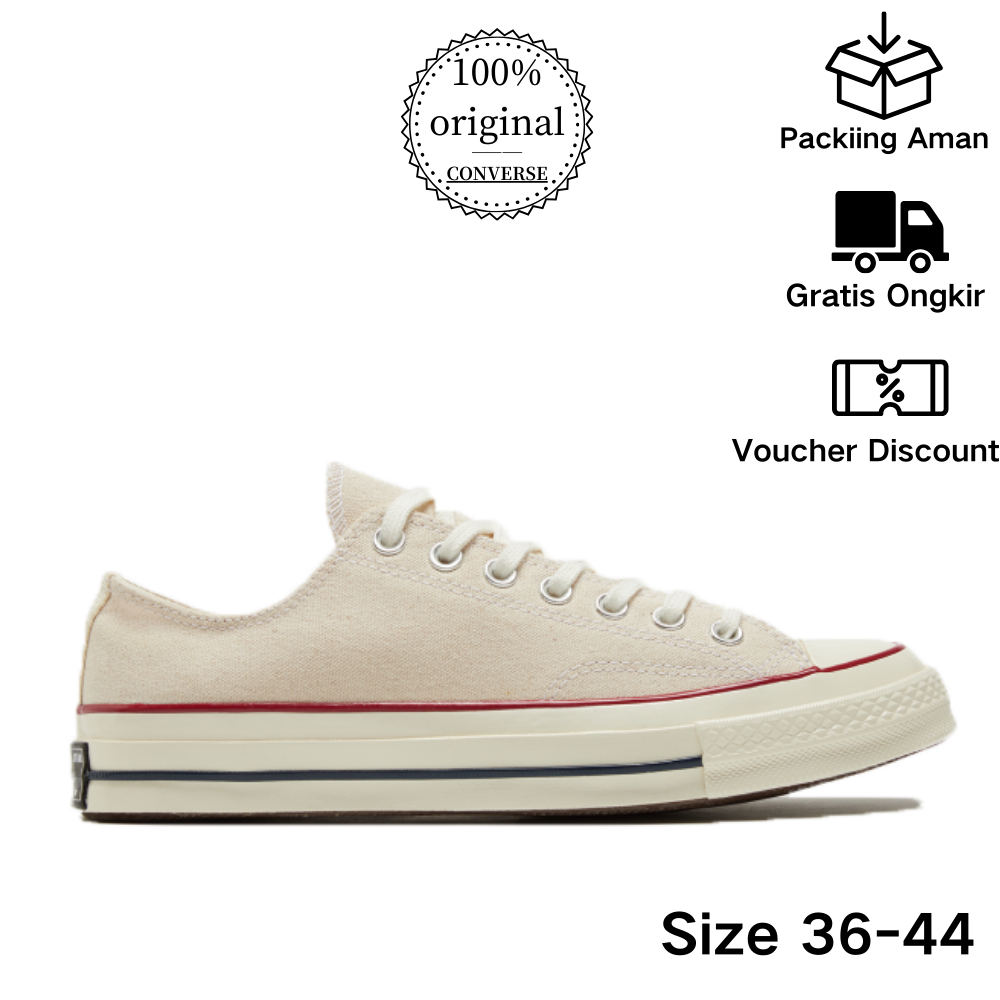 Jual 100% BNIB Sepatu Converse Chuck Taylor 70s Low Parchment Broken ...