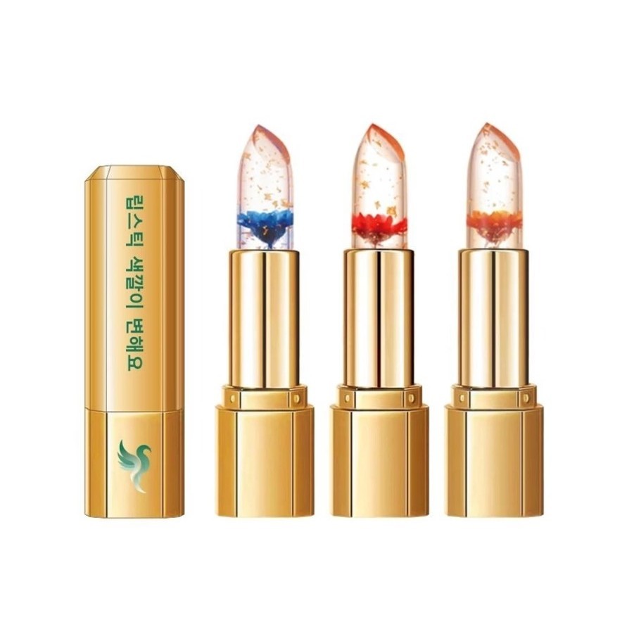 Jual Lipstik Jelly Bunga Transparan Tahan Air & Tahan Lama / Lipstick ...